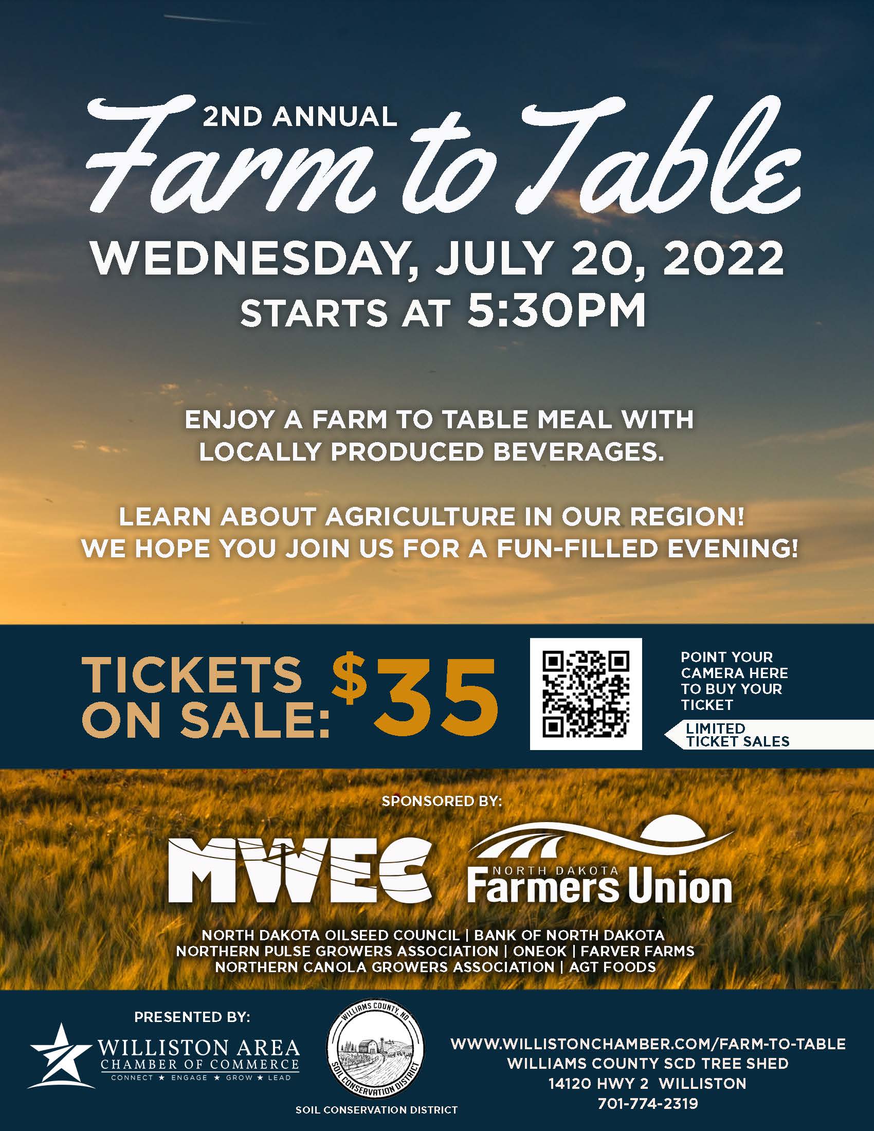 Farm to Table Event – Williams County Soil Conservation District